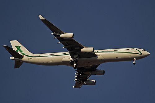 VIP-A340 auf dem Flughafen Wien | Austrian Wings