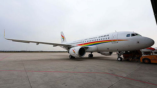 Erster A319 mit Sharklets für Tibet Airlines | Austrian Wings